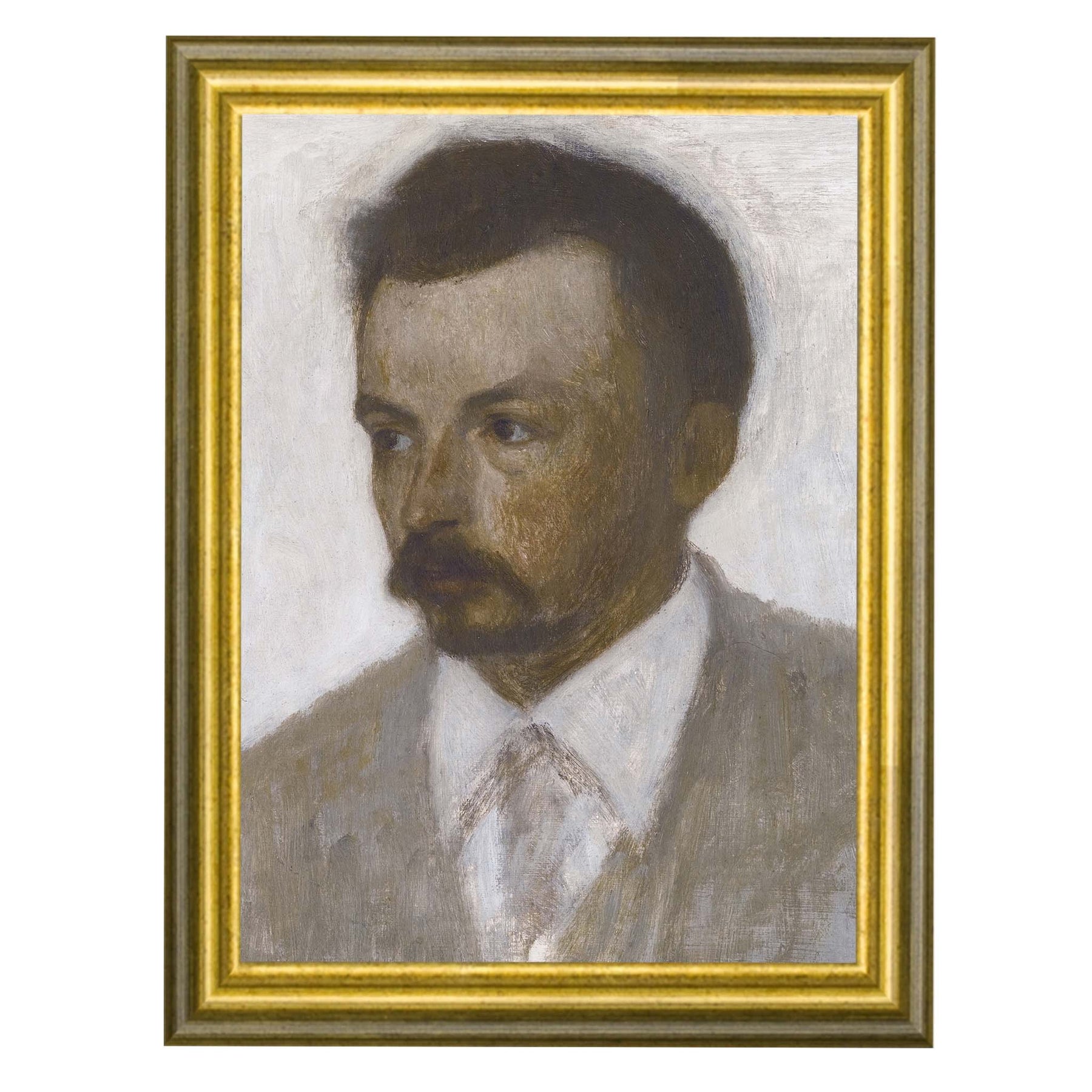 Vilhelm Portrait Painting -Vintage Wall Art – Attica Press